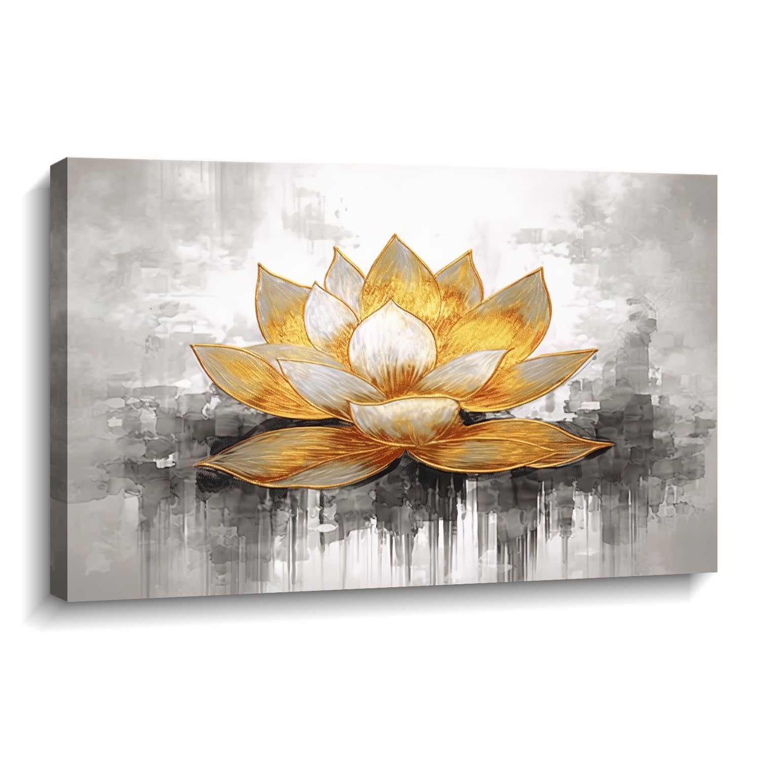 Lotus Flower Graffiti Papermoon Fototapete »LOTUSBLUME STEINWAND