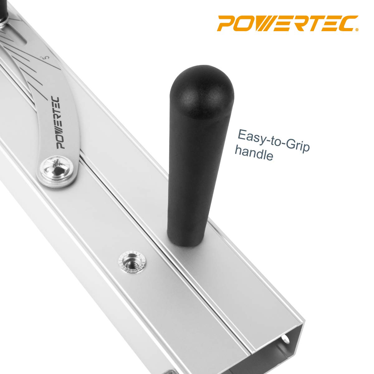 POWERTEC 71035V Table Saw Angle Cutting Jig for Creating Tapered Cuts ...