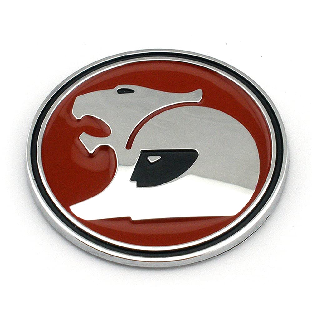Buy Car Emblem Sticker 1PC Diameter 69MM Black Front Hood Emblem Logo ...