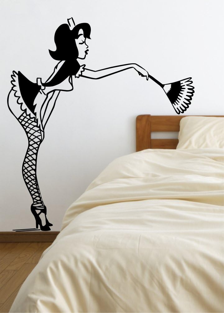 Amazon.com: The Vinyl Art Studio French Maid Vinyl Wall Sticker/Graphic ...