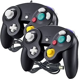 Reiso Gamecube Controller, 2 Pack NGC Classic Wired Controller for Wii ...