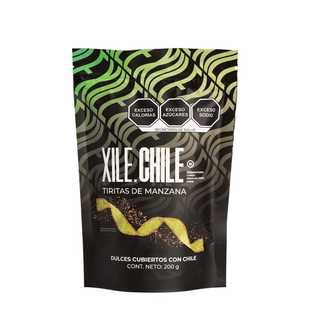 XILE.CHILE | Bolsa de tiritas de manzana de 200g. | TIRITAS DE MANZANA ...