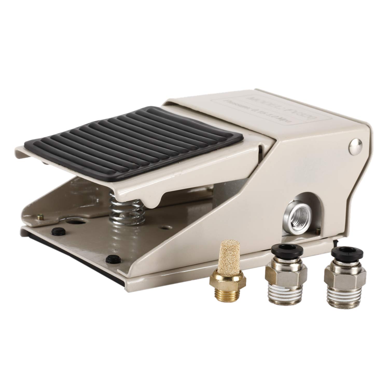 Buy 1/4" PT Pneumatic Foot Pedal Valve Kit 3 Way 2 Position Threaded ...
