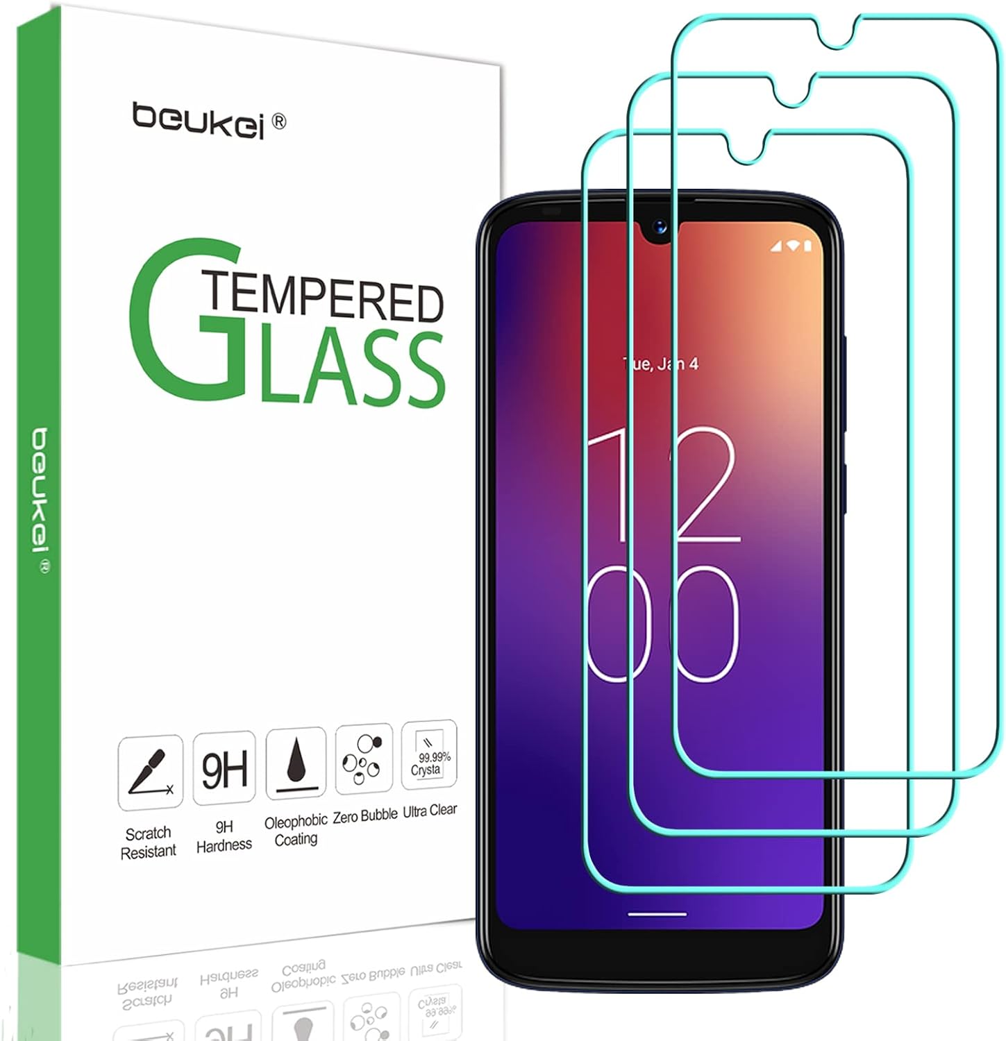 Amazon.com: beukei (3 Pack) Compatible for Moxee M2160 Screen Protector ...