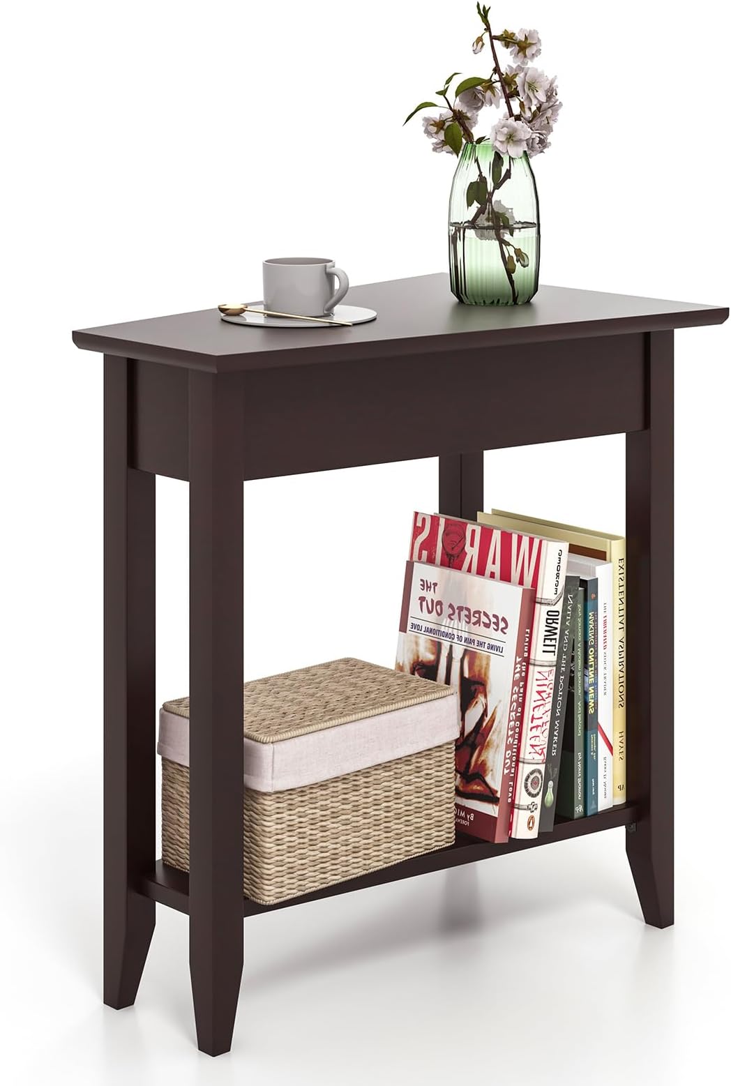 Amazon.com: Wedge End Table - Narrow Triangle End Table - Recliner ...