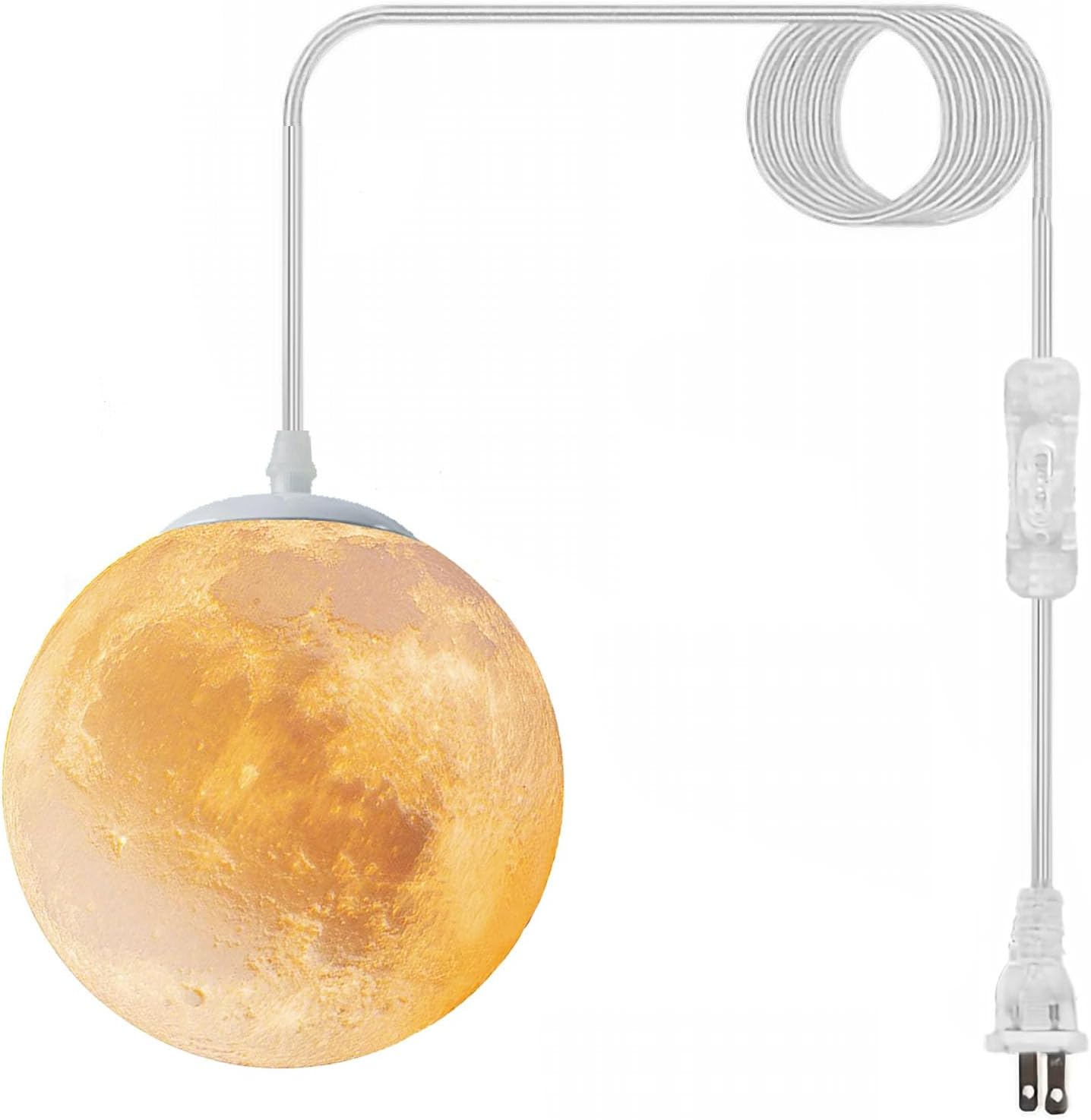 JLOWCO Plug in Pendant Lighting,Hanging Lamps That Plug Into Wall ...