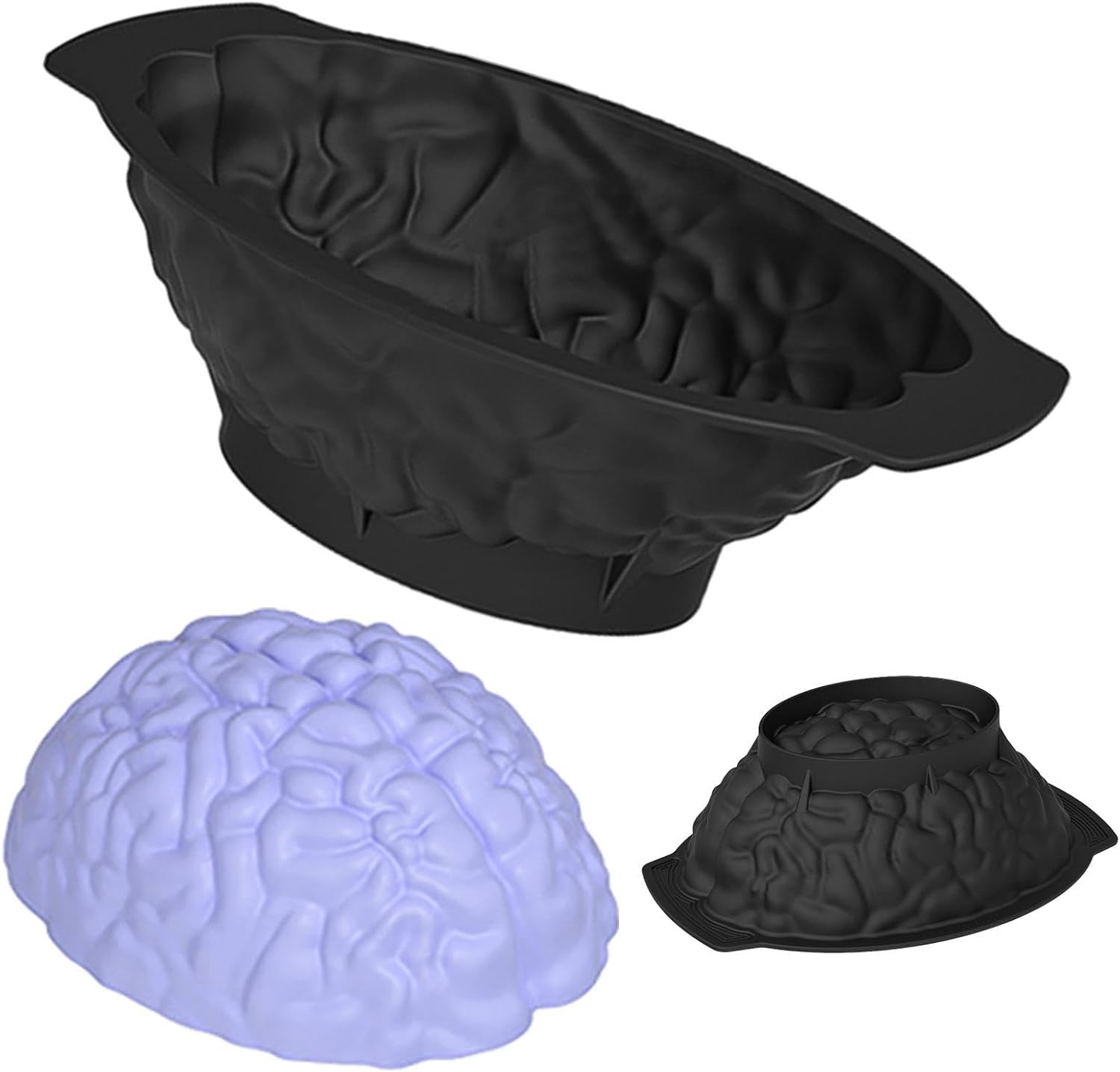 Amazon.com: Brain Cake Mold - DIY Silicone Humans Brain Cake Molds ...