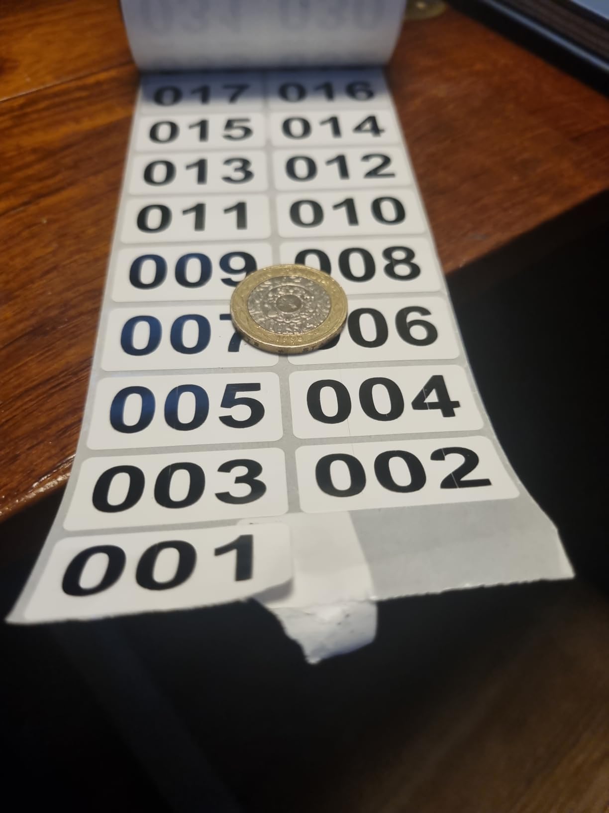 VILLCASE Consecutive Number Labels, Self-Adhesive Inventory Number ...