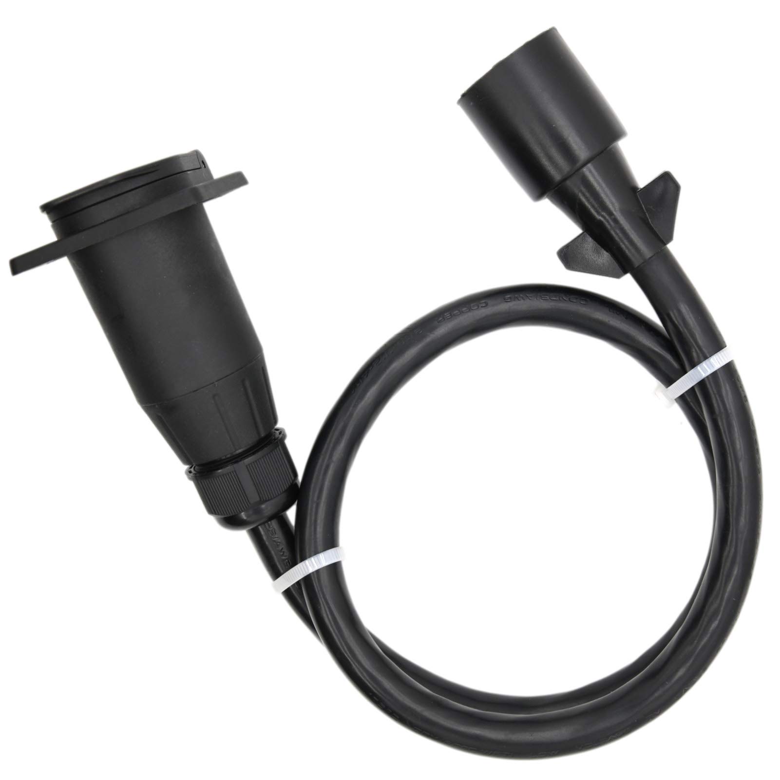 Snapklik.com : 7 Way 3 Feet Trailer Extension Cord, 7 Pin Trailer ...