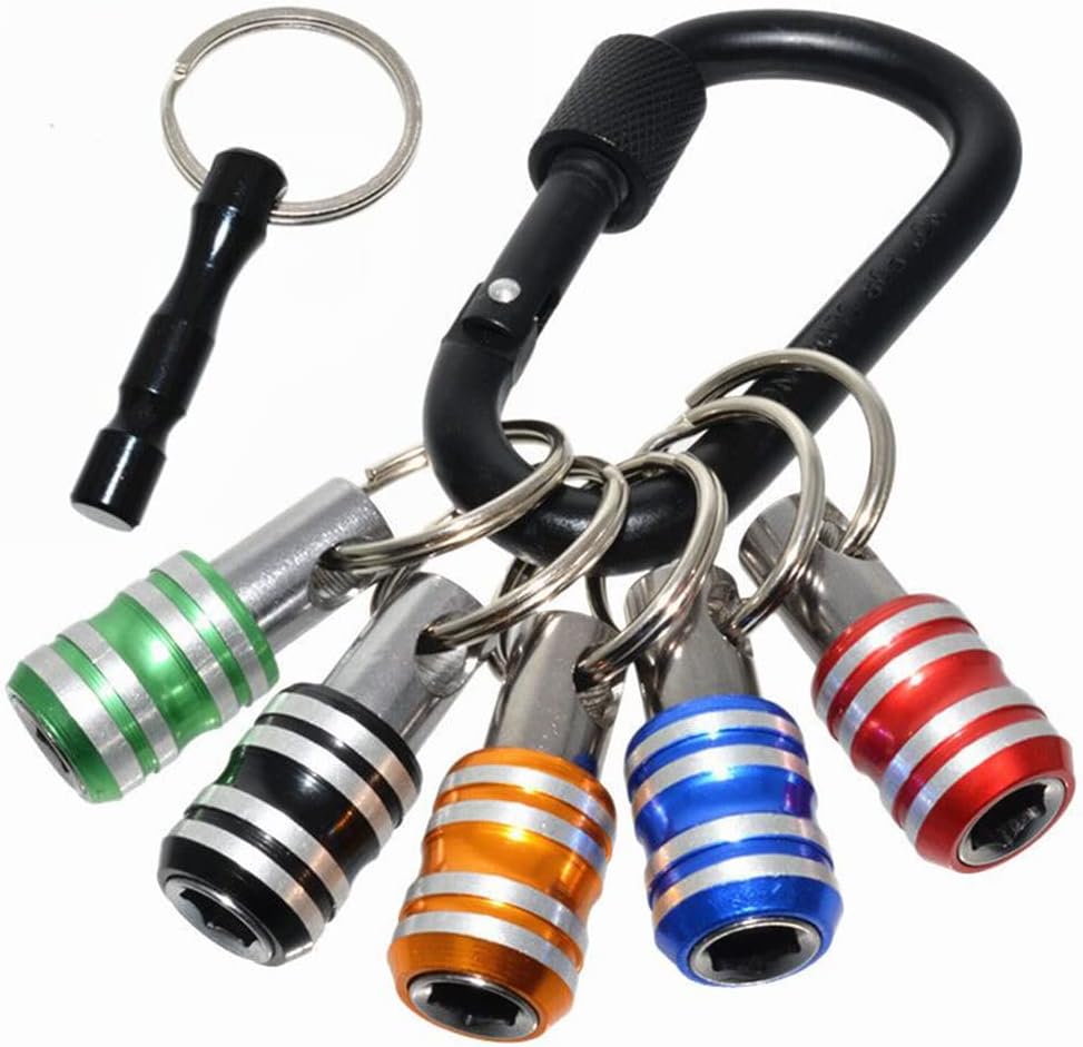 1pc Black Metric Keychain Extension with 5/6pcs Extension Screwdriver ...