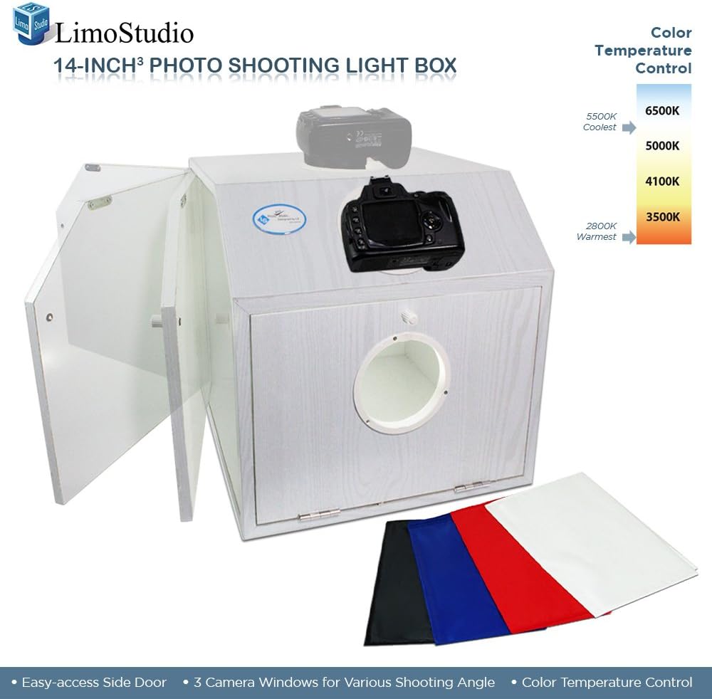 Amazon.com : LimoStudio Photo Shooting Light Box, Color Temperature ...