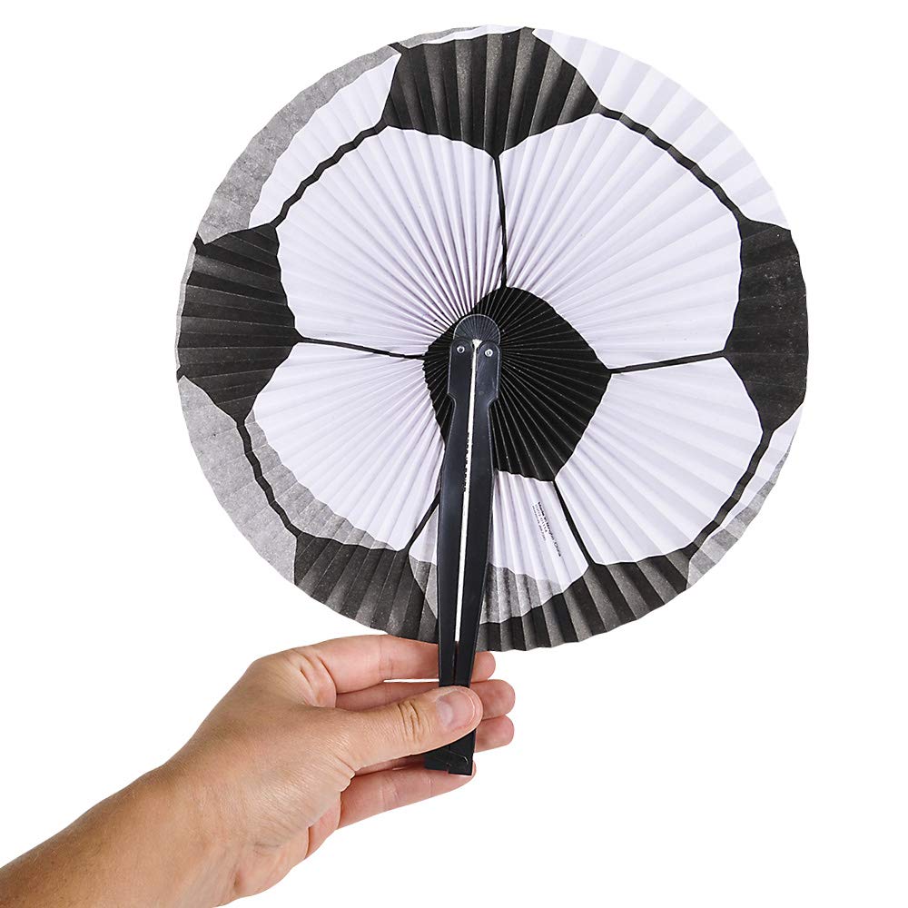Classic Retro Folding Small Round Paper Fan Children's Toy Craft ...