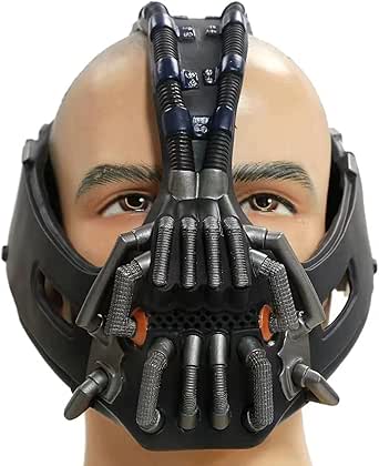 Amazon.com: Bane Mask Adult Men Props for Halloween Facek Mask Costume ...