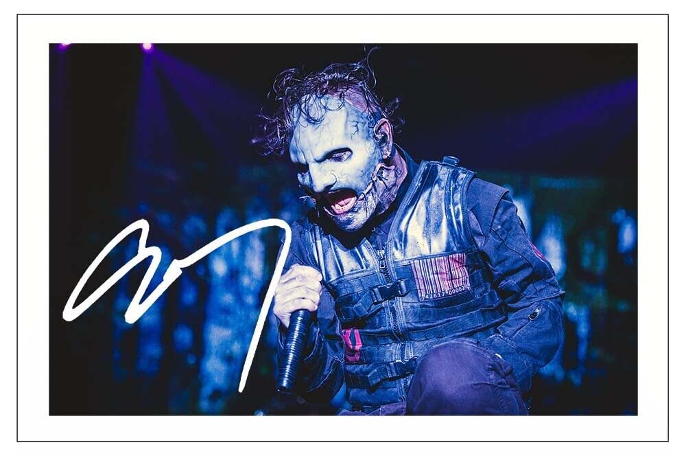 Corey Taylor - Slipknot Signed 12x8 Inch Photo Print Pre Printed ...