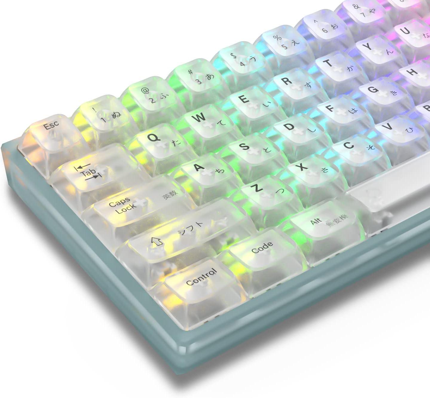 Buy Clear Keycaps 60 Percent, 82 Keys Japanese Custom OSA Profile ...