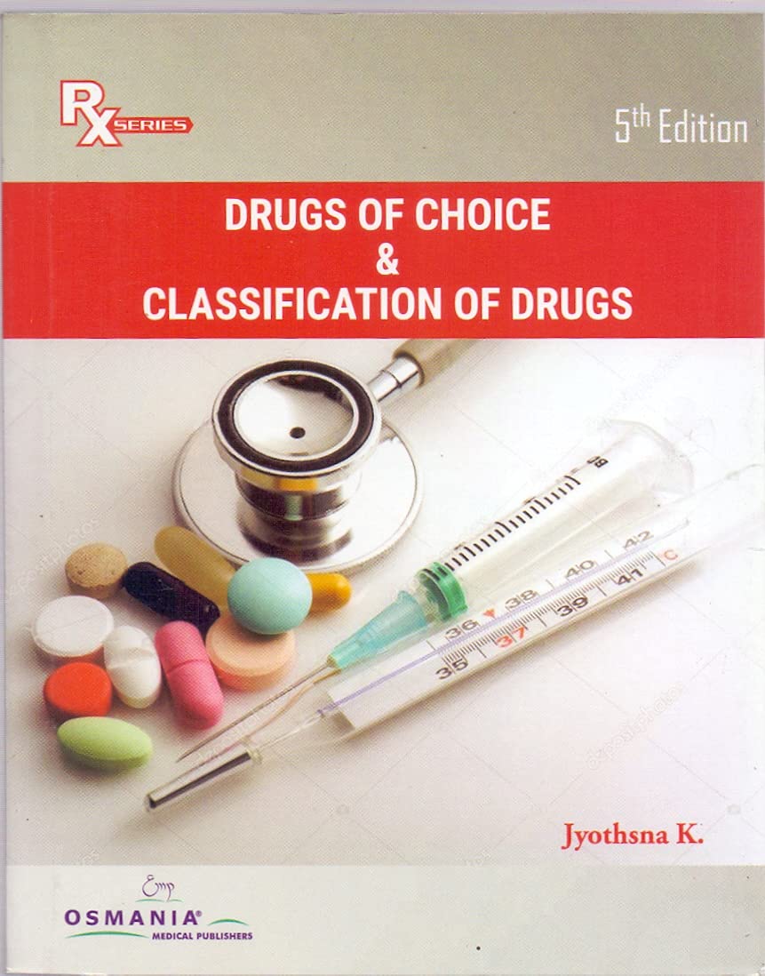 Buy DRUGS OF CHOICE & CLASSIFICATION OF DRUGS Online at desertcartINDIA