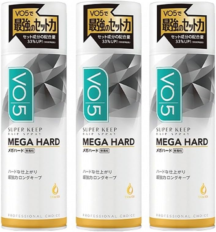 Amazon | サンスター Vo5 MEGAハード 330g 3本セット 無香料 ヘアスプレー | Generic | ヘアスプレー 通販