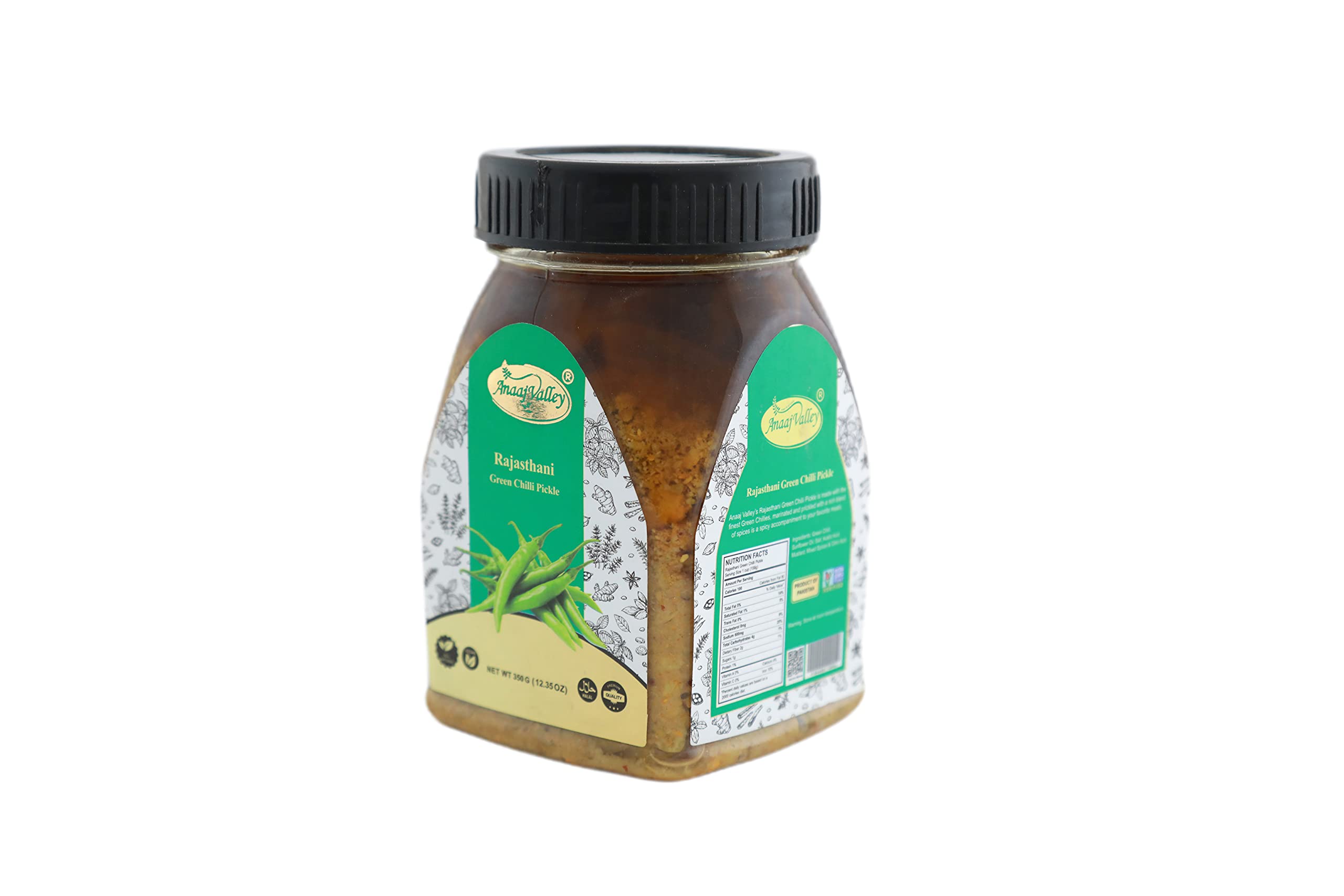 Buy Anaaj Valley Green Chilli Pickle - Green Chilli Pickle Hot (Achar ...