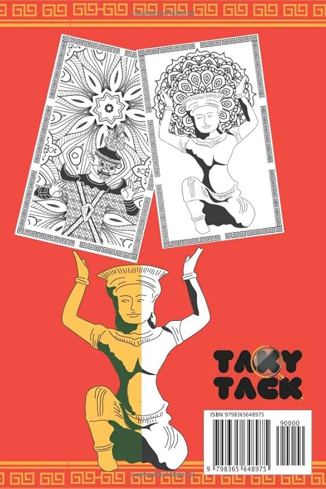 cambodian coloring pages