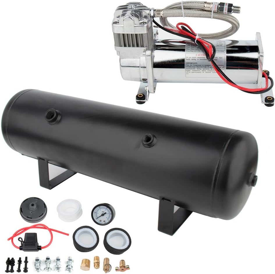 Amazon.com: ANPART 200 PSI Heavy Duty Air Horn Compressor 12v 3 Gal ...