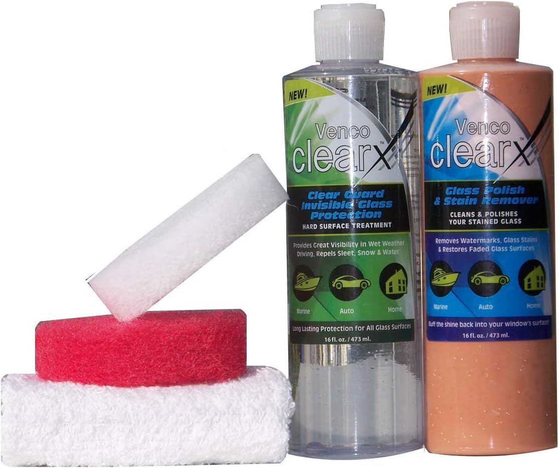 Amazon.com: Venco Clear X : Glass Polish – removes rust spots, burnt in ...