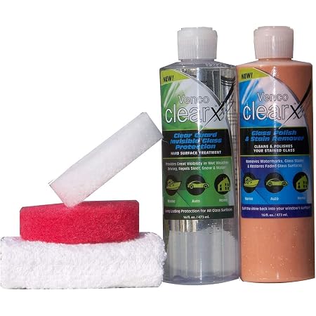 Amazon.com: Venco Clear X : Glass Polish – removes rust spots, burnt in ...