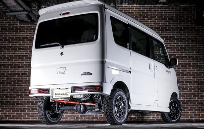 Amazon | 新品 WANGAN357 DA17V DA17W エブリイ ワゴン エブリー バン エアロ FRP リアハーフバンパー ハーフ バンパー DA17Wテールライト対応 | 車 ...