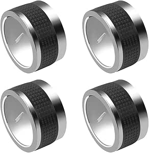 Amazon.com: Gas Grill Control Knob, 4 Pack Burner Replacement Knobs, Chrome Plated Plastic, D ...