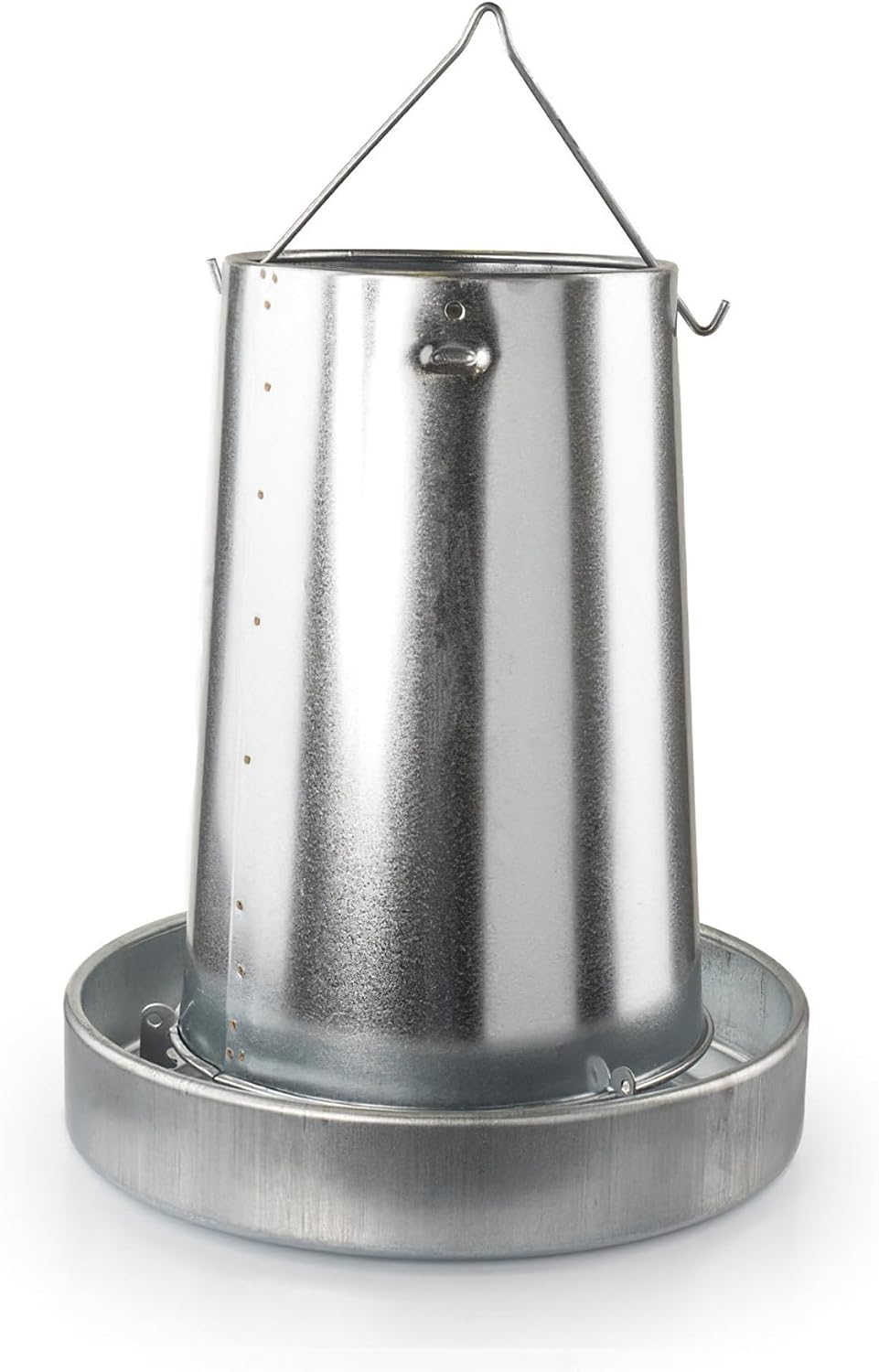 Amazon.com : Stromberg's Metal Hanging Poultry Feeder, Galvanized Heavy ...
