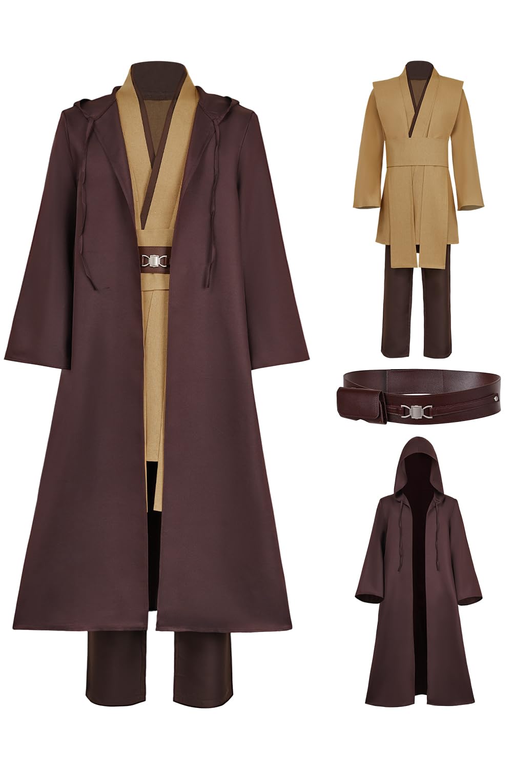 Snapklik.com : Tunic Hooded Robe Knight Costume Outfits Halloween ...