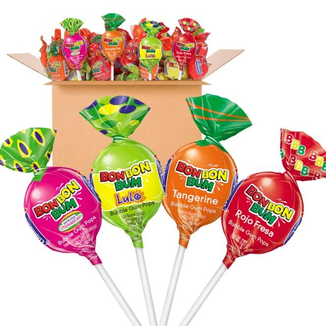 Amazon.com : Colombina Assorted Lollipops Pack - Strawberry, Lulo ...