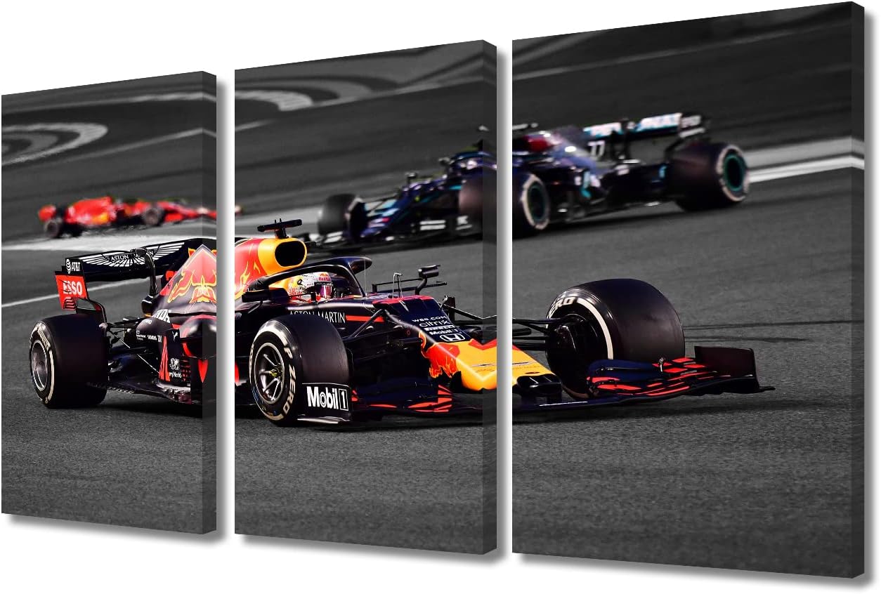 Amazon.com: TUMOVO Race Car Competition Wall Art Sports Pictures ...