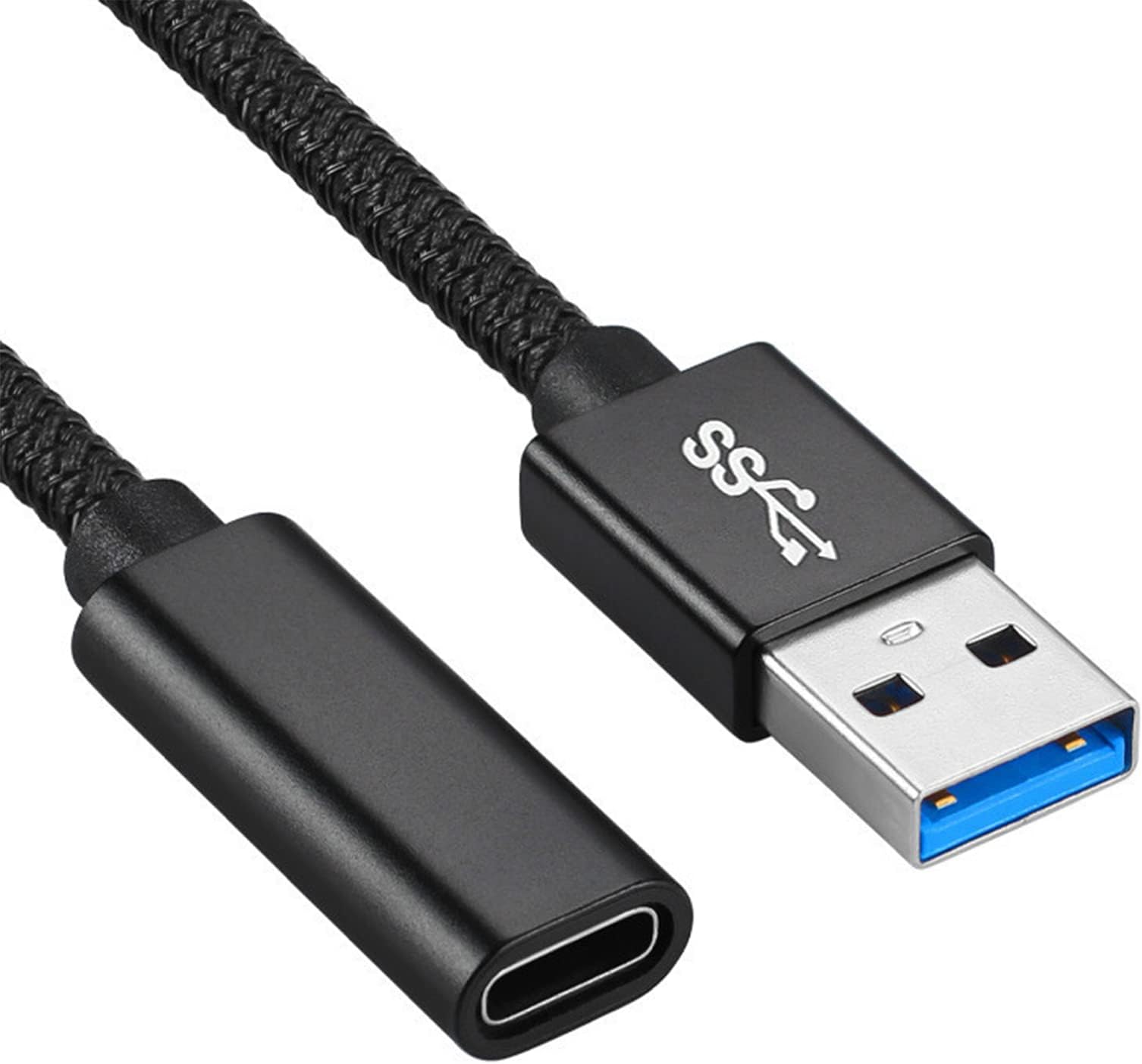 Amazon.co.jp: YFFSFDC USB 3.1オス Type C メス 変換ケーブル USB タイプC 変換アダプタ オスメス ...