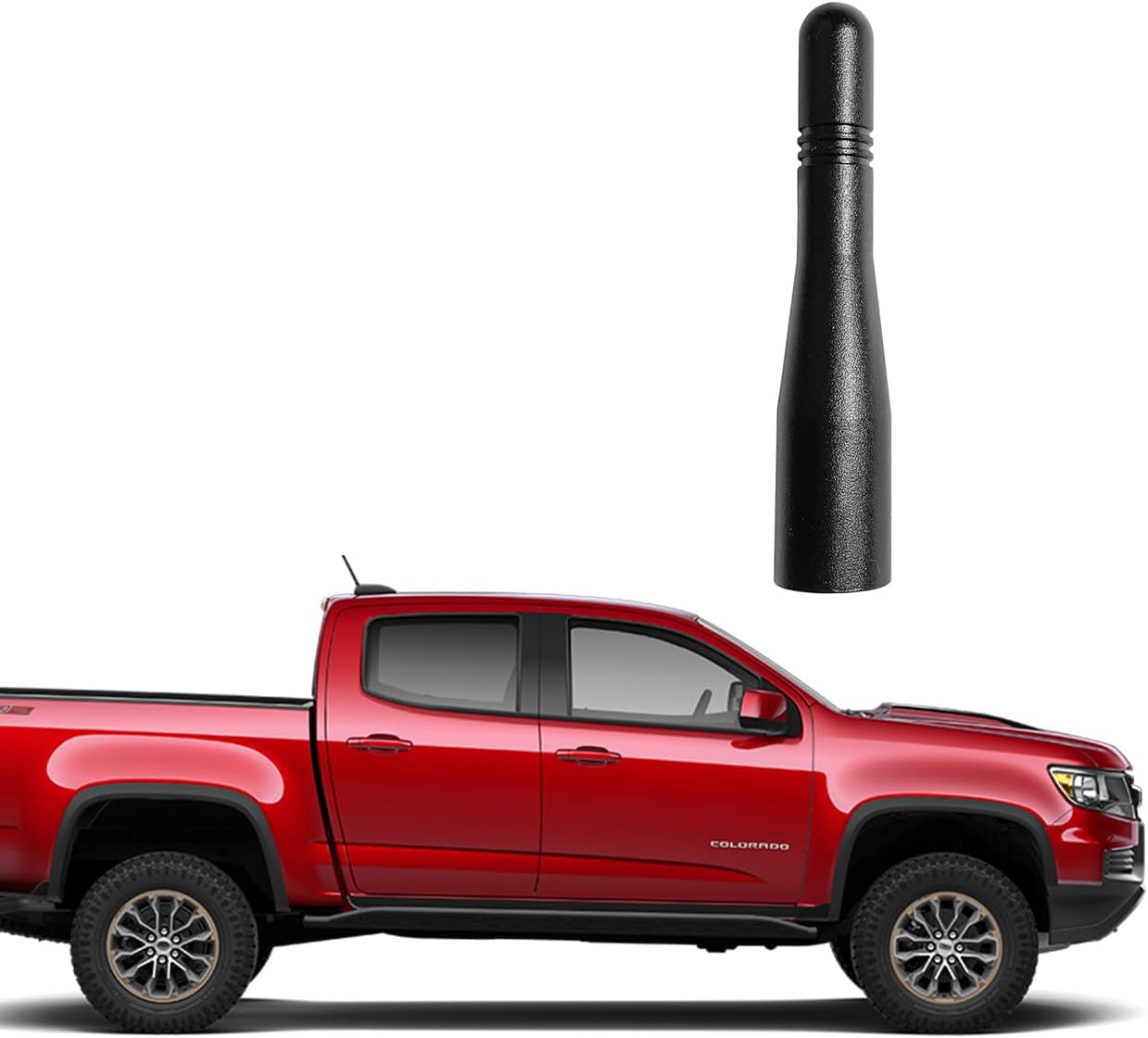 Amazon.com: Truck Short Radio Antenna Mast Fit for 2015-2026 Chevy ...