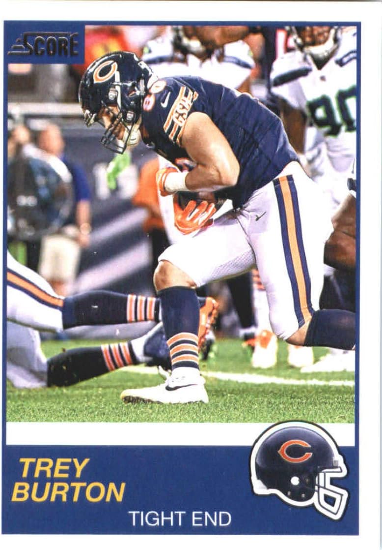 Amazon.com: 2019 Score #212 Trey Burton NM-MT+ Chicago Bears Officially ...