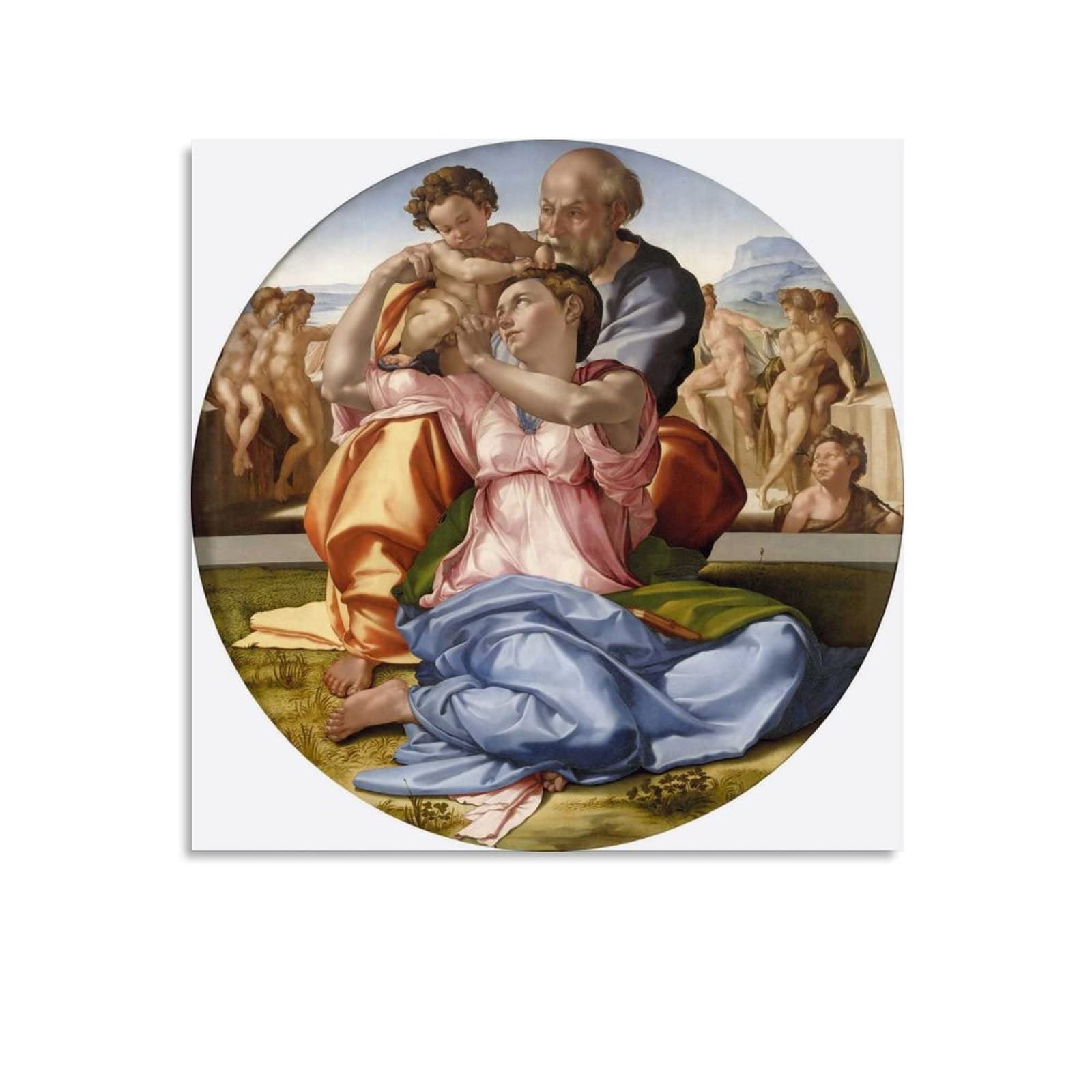 Buy Z6 Tondo Doni by Michelangelo Buonarroti Renaissance Art Religious ...