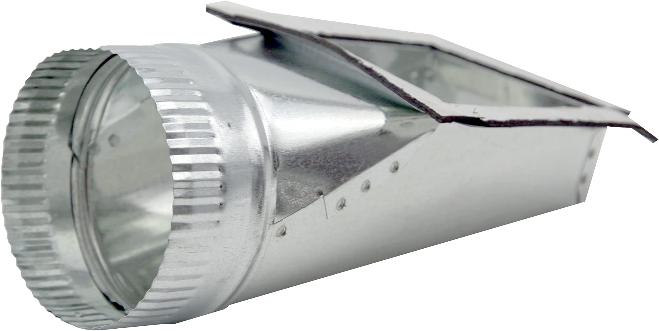 Duct Outlet 6" x 6" Ceiling Box, w/ 6" Round Collar - Connects Register ...