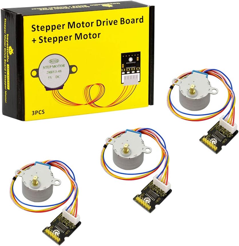 KEYESTUDIO Stepper Motor ULN2003 Driver Board 5V Stepper Motor Kit ...