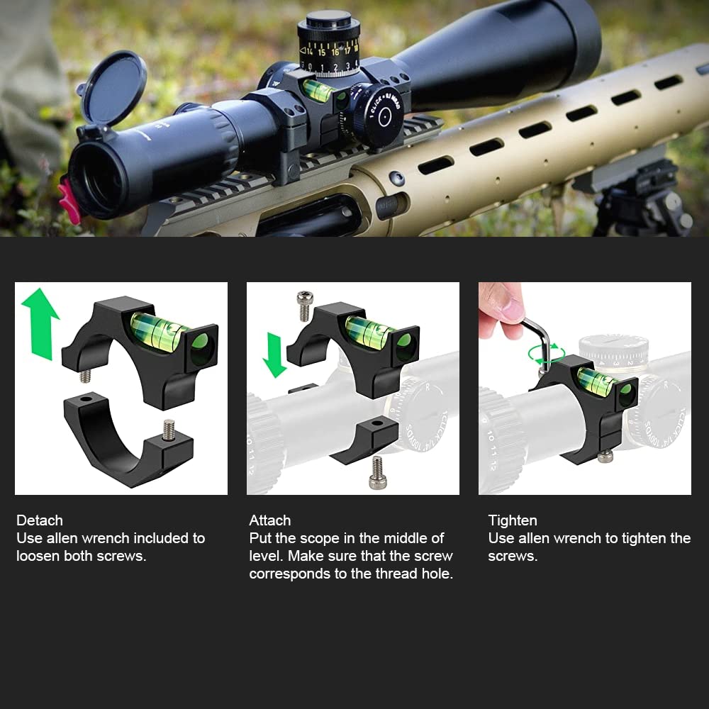 Snapklik.com : Rifle Scope Level Precise Calibration, 30mm Scope Bubble ...