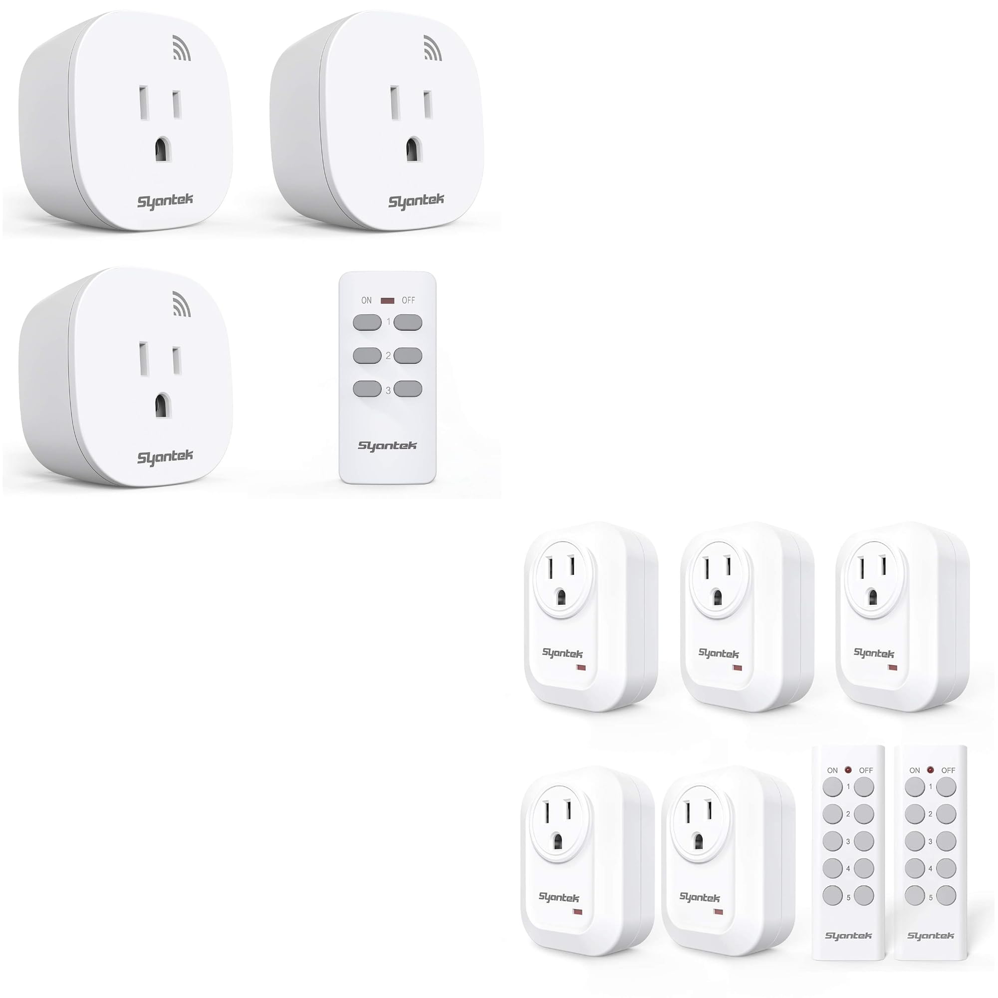 Syantek Wireless Remote Control Outlets Syantek Remote Control Outlet ...