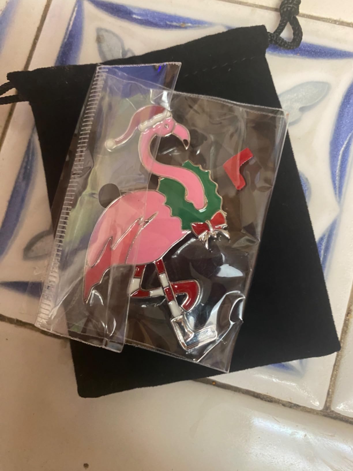 Amazon.com: Christmas Flamingo Brooch Pin for Women Girls Fashion ...