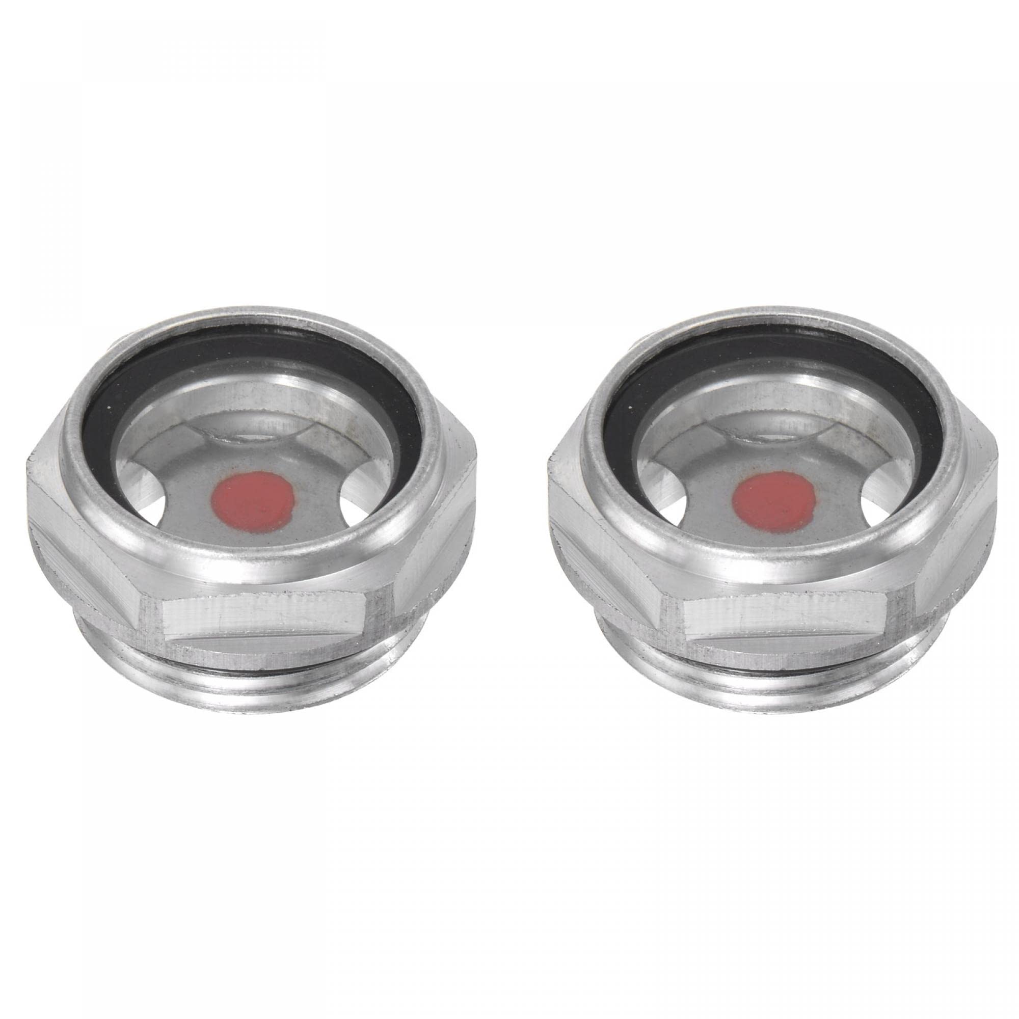 Buy uxcell Air Compressor Oil Level Gauge Glass M33x2mm Male Threaded ...