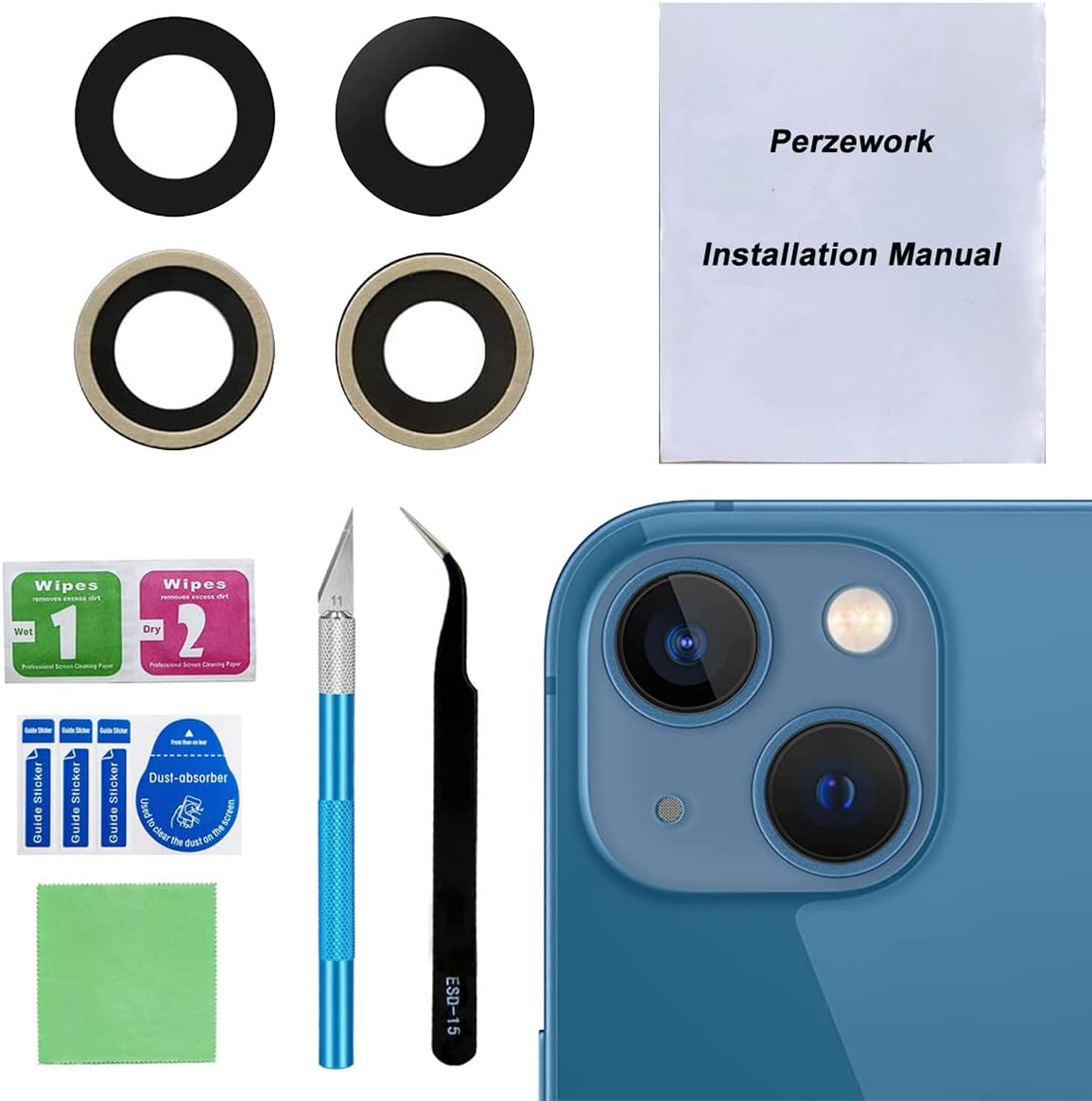 Amazon.com: LEAFE for iPhone 13 Pro and iPhone 13 Pro Max Camera Lens ...