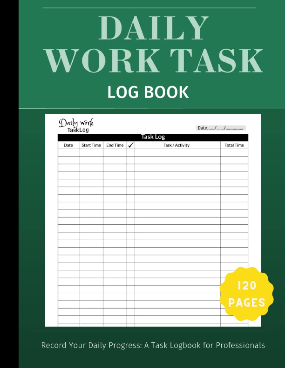 Amazon.com: Daily Work Task Log Book: Efficiently Manage Your Daily ...