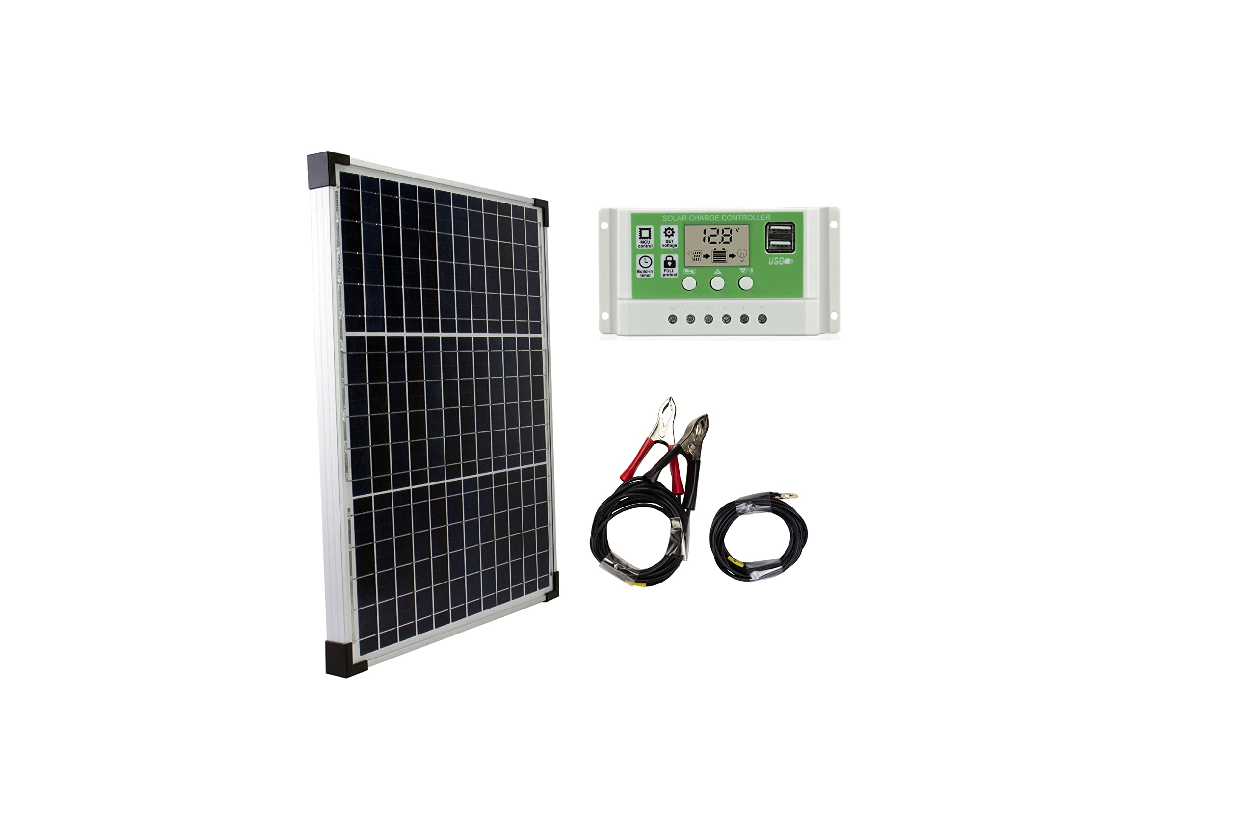 30w 12v Solar Panel Kits 12 Volt 30 Watt Mono | Desertcart INDIA