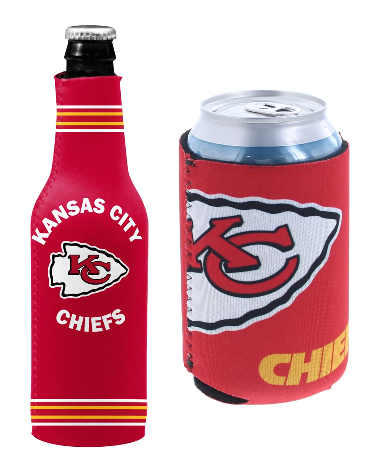 Amazon.com: Football Can & Bottle Holder Insulator Beverage Huggie ...