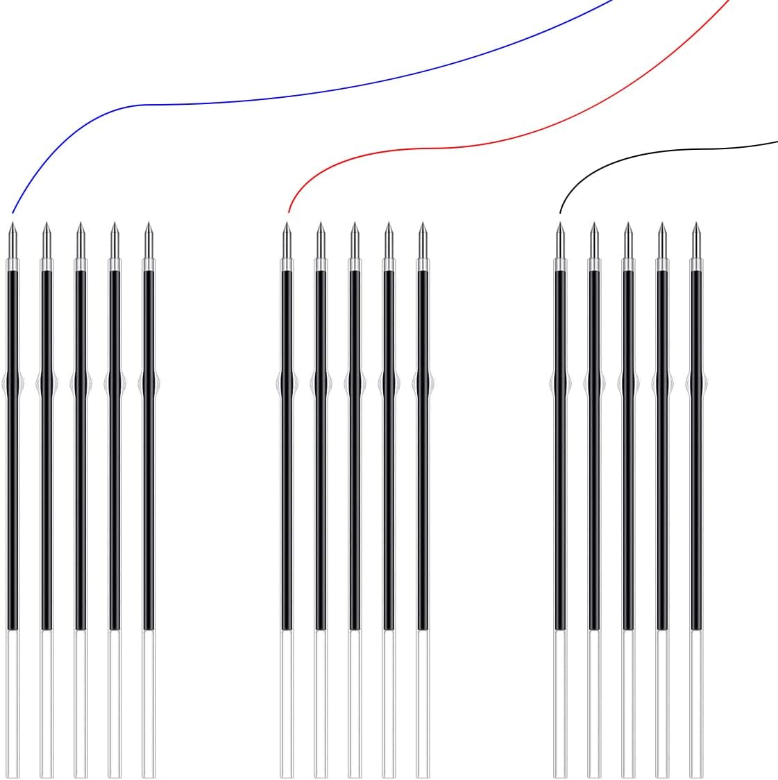 XPEX 45 PCS 0.7mm kugelschreiberminen kugelschreiber minen ersatzminen ...