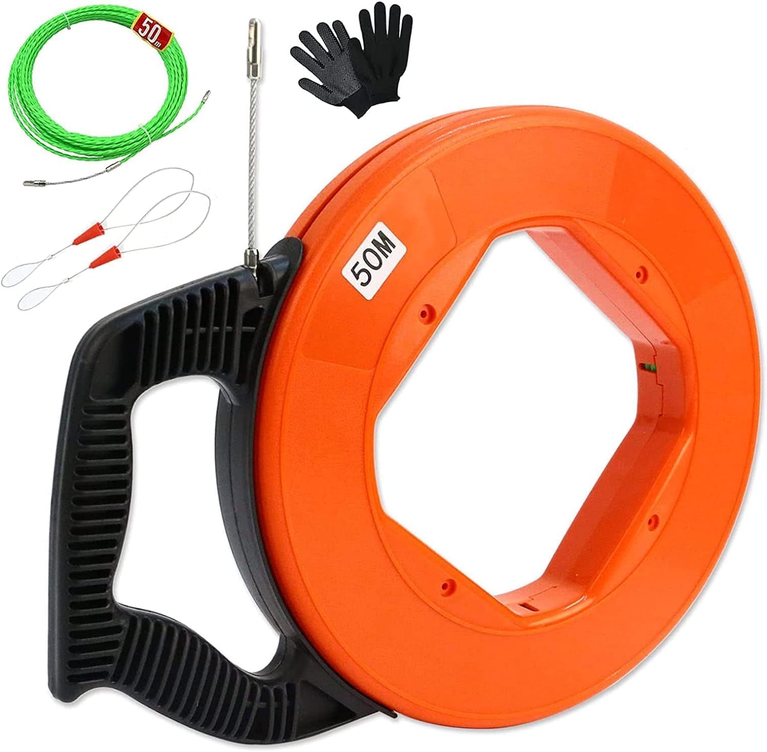 Fish Tape Cable Puller, 164ft Fishing Wire Puller Electrical Wire ...