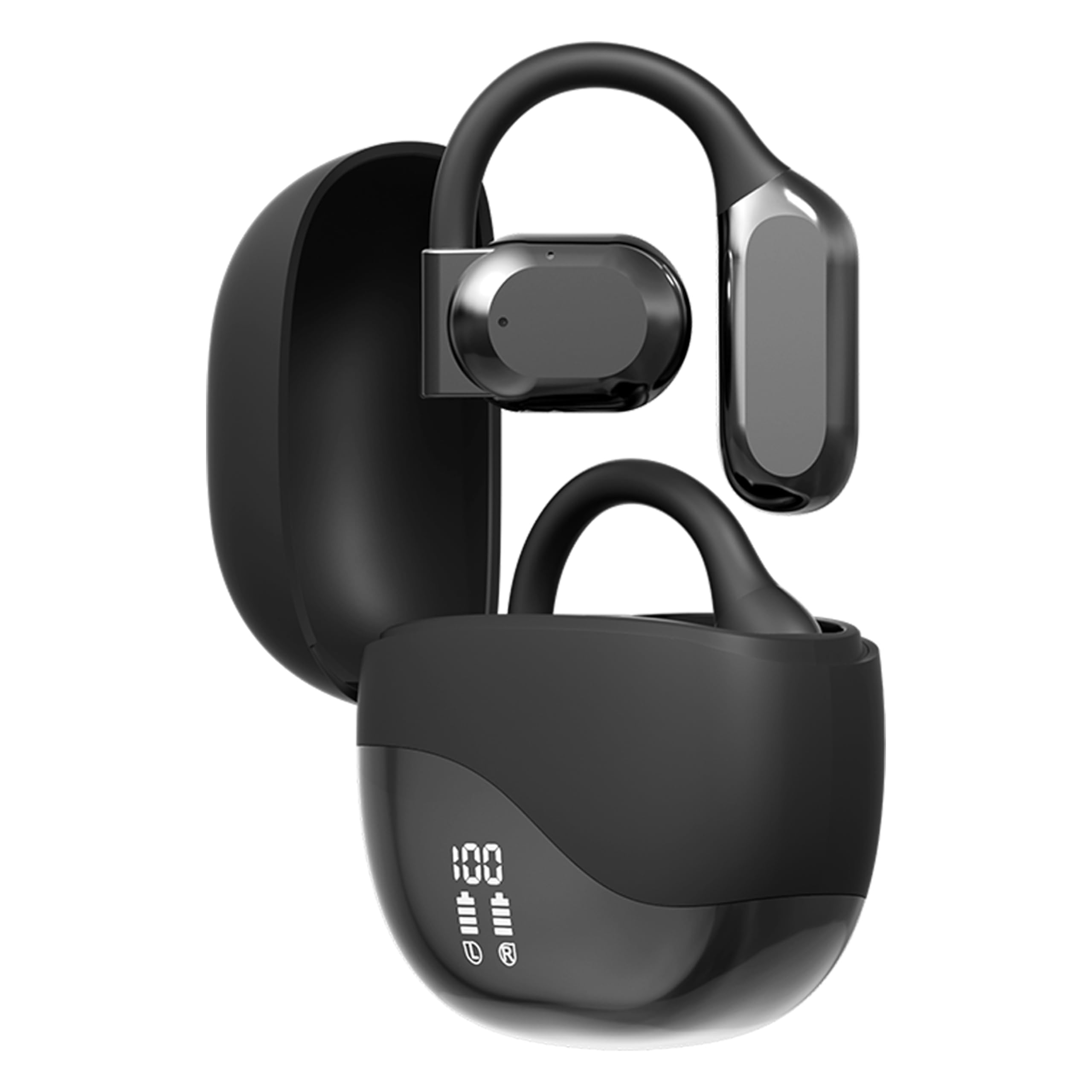 Amazon.com: MAcnas Wireless Earbuds Open Ear Earhooks Headphones Air ...