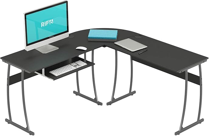 Amazon.com: RIF6 L-Shaped Computer Desk - 59.4" Home Office Corner Desk ...